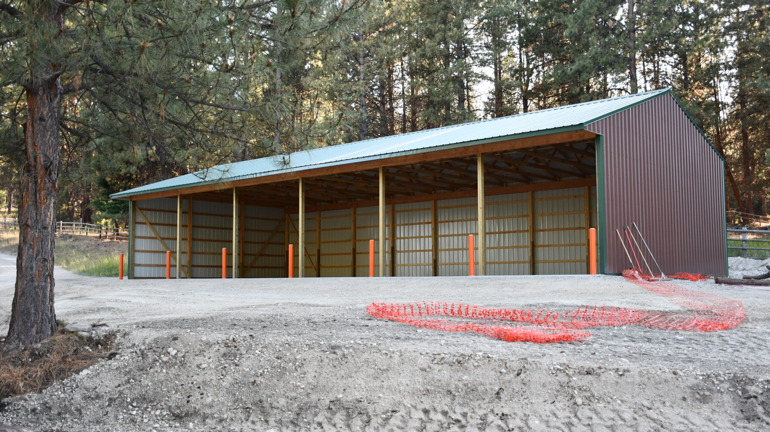 Custom Post Frame Garage – Alpine Builders